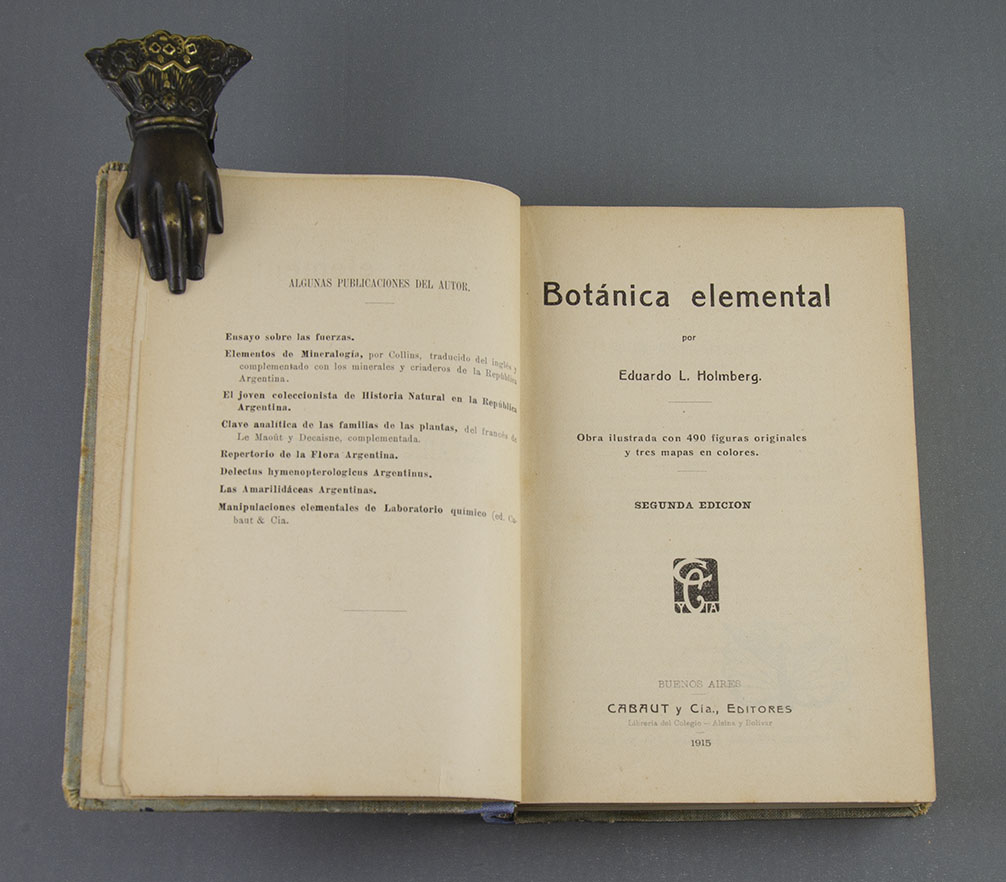 Botánica elemental. 1915. - Hilario. Artes Letras Oficios..